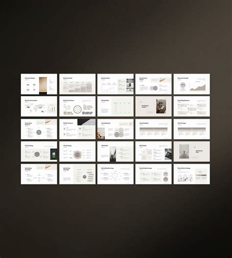 비즈니스 프레젠테이션 템플릿 번들 깔끔한 Ppt 템플릿 다운로드