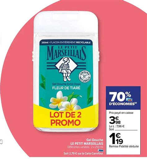 Promo Gel Douche Le Petit Marseillais Chez Carrefour ICatalogue Fr