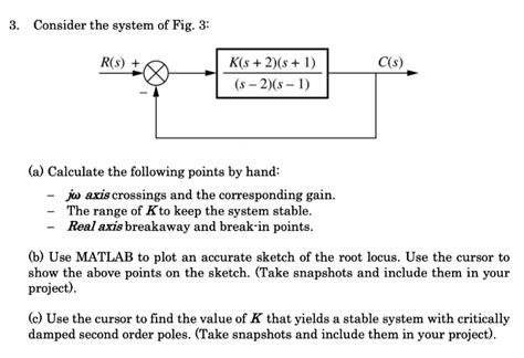 Solved Consider The System Of Fig A Calculate The Chegg Com