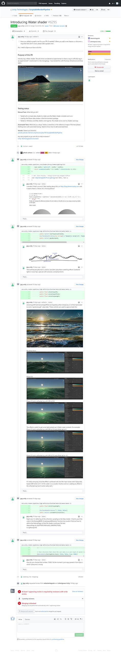 hdrp grass water shader unity engine unity discussions
