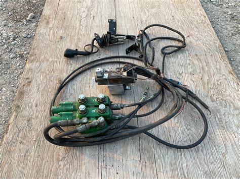 John Deere Hydraulic Loader Valve And Joystick Control Agriculture