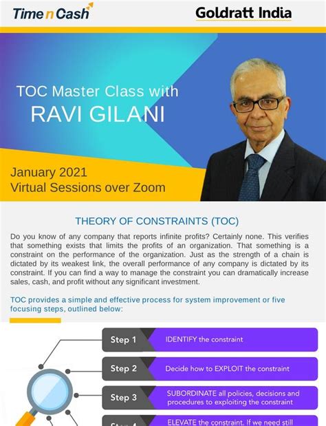 Theory Of Constraints Toc On Linkedin Theoryofconstraints Goldratt