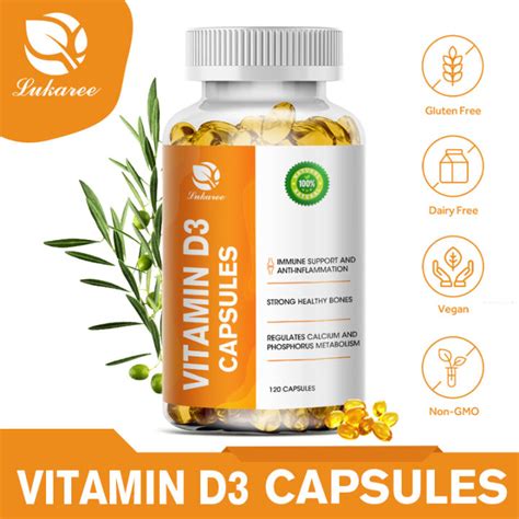 Vitamin D3 5000iu Supports Teeth And Bone Health Immune System Heart