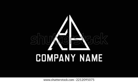 Kb Name Initials Triangular Monogram Logo Stock Vector Royalty Free 2212095075 Shutterstock
