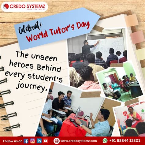 Credo Systemz On Linkedin Worldstutorday Education Tutoring