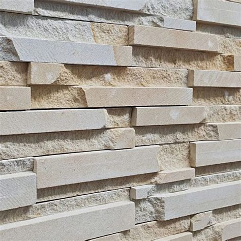 Sand Stone Interlocking Natural Stone Cladding 350 X 200mm