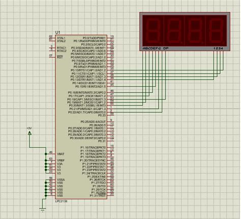 Trendy Coding 7 Segment Display Interface With Lpc2148 Embedded C