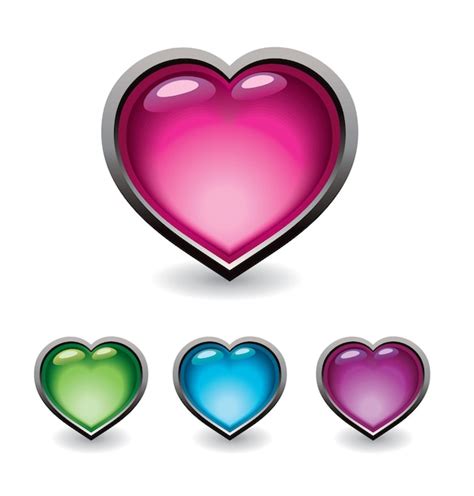 Premium Vector Set Of Glossy Buttons For Web Design