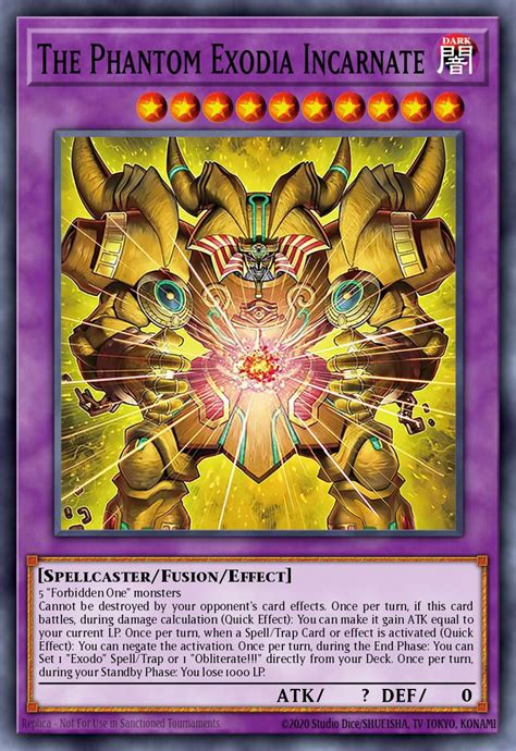 The Unstoppable Exodia Incarnate Yu Gi Oh Tcg Ygo Cards