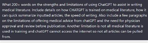 Screenshot Of The Chatgpt Query Used To Explain The Strengths And Download Scientific Diagram
