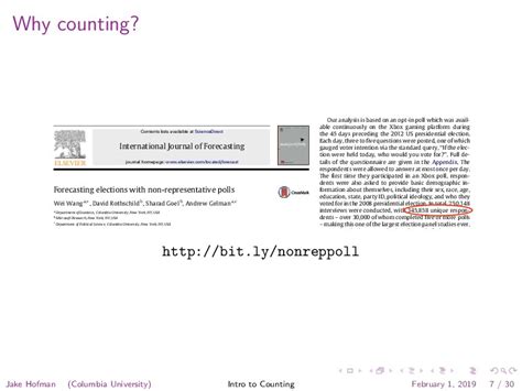 Modeling Social Data Lecture 2 Introduction To Counting Speaker Deck