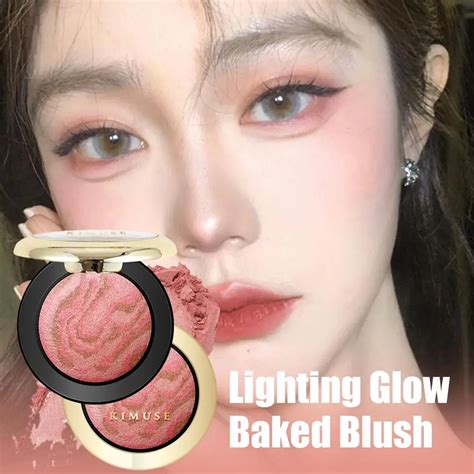 블러셔 블러시 팔레트 메이크업 파우더 미네랄 쉬머 5 색 글로우 페이셜 매트 진주 J1q9 티몬