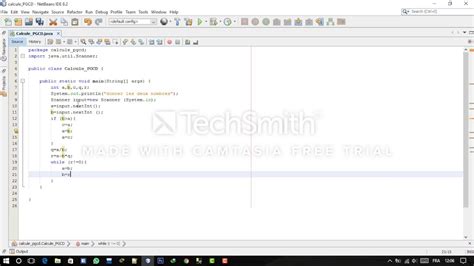 Calcule Du Pgcd En Java Youtube