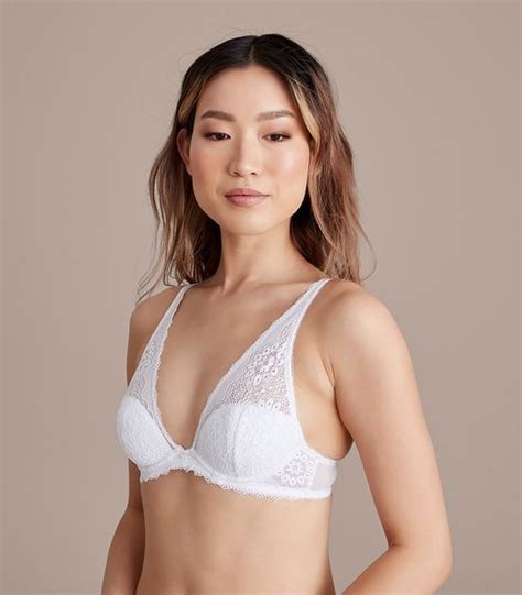 Lily Loves Plunge Demi Lace Bra Style X52067 Target Australia