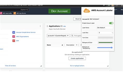 AWS Account Labeler สำหรบ Google Chrome สวนขยาย ดาวนโหลด