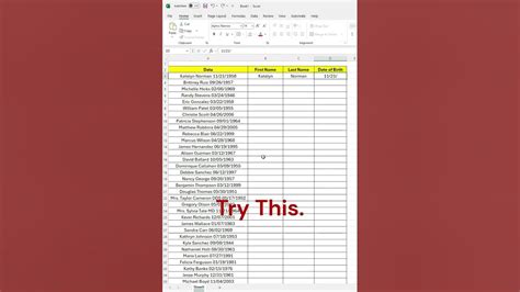Flash Fill In Excel Excel Exceltips Exceltutorial Youtube