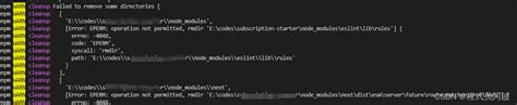 解决npm警告： Npm Warn Cleanup Failed To Remove Some Directories”的方法 Csdn博客