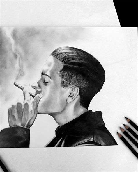 G Eazy American Rapper Drawing Drawing Skill