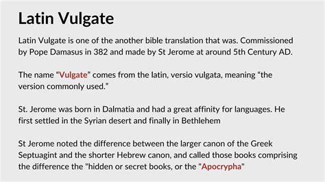 Latin Vulgate Pdf