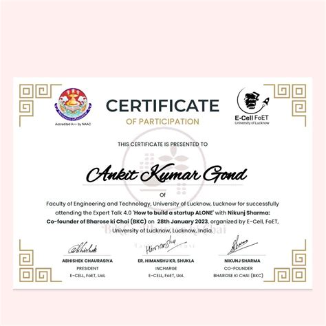 Ankit Kumar On Linkedin Ecell