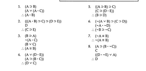 Applied Logic Questions Please Write Out The Chegg