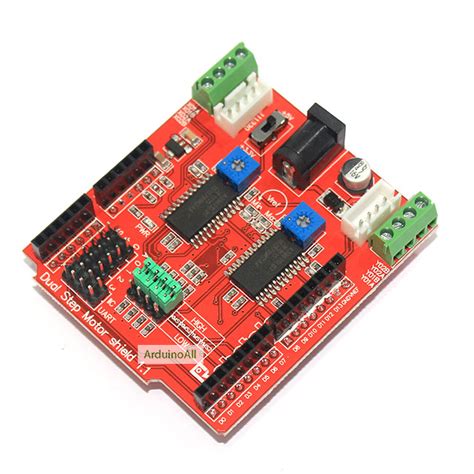 dual stepper motor shield for arduino makers electronics