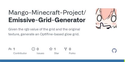 Github Mango Minecraft Project Emissive Grid Generator Given The Rgb Value Of The Grid And