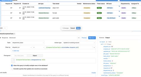 Update Multiple Entries At Once From Table Data Edits App Building
