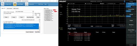 Programming Example Return Peak Table Data With An Ssa3000x Spectrum