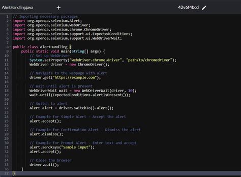 automationtesting selenium alerthandling qualityassurance testingtips testautomation java