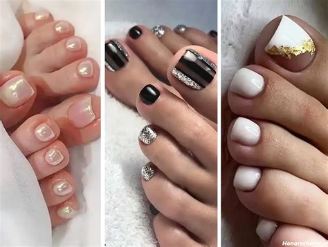 84 عکس از طراحی ناخن پا جدید با رنگ های جذاب و خلاقیت بی‌نظیر