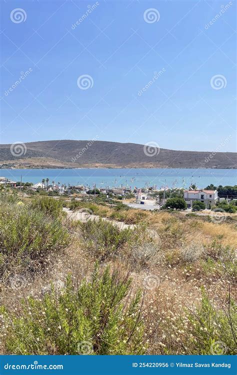 Sea And Summer Views From Alacati Editorial Photo Image Of Port