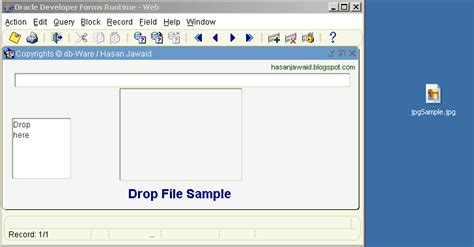 hasan jawaid oracle forms image file dropper