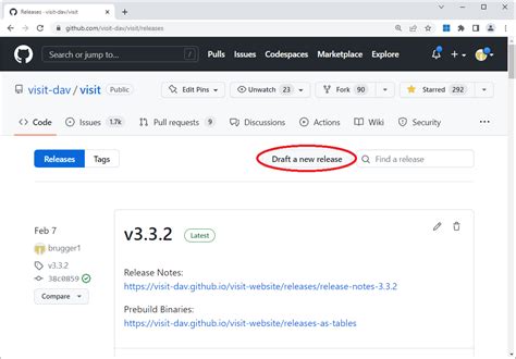 10 Creating A Release — Visit User Manual 3 2 2 Documentation