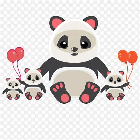 熊猫和宝宝们png图片素材下载图片编号8231402 Png素材网