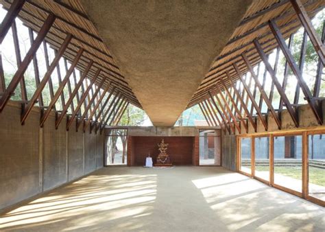 Sameep Padora Builds Buddhist Learning Centre In An Indian Forest Grove