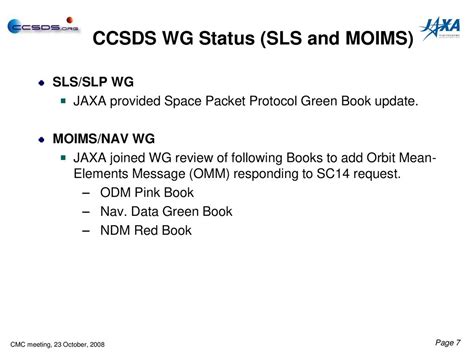jaxa ccsds secretary office ppt download