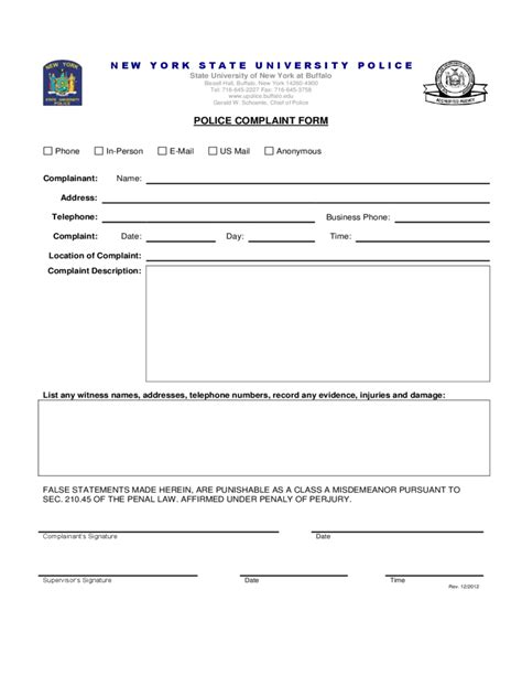 Police Complaint Form 3 Free Templates In Pdf Word Excel Download