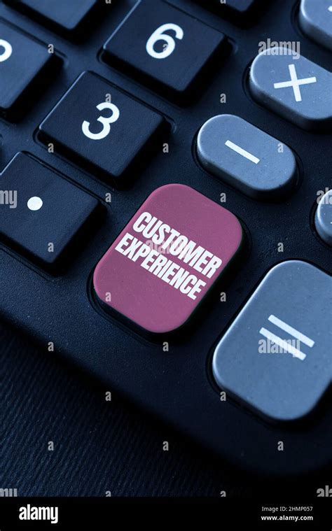 Text Caption Presenting Customer Experience Concept Meaning Phrase To Describe Relationship
