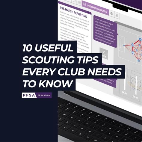 Useful Scouting Tips Every Club Needs To Know The PFSA