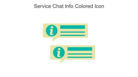 Service Chat Info Colored Icon In Powerpoint Pptx Png And Editable Eps Format PPT Template