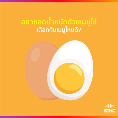 อยากลดน้ำหนักด้วยเมนูไข่ เลือกกินเมนูไหนดี Science And Technology Knowledge Centre Stkc