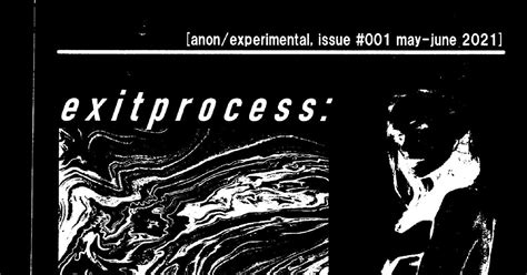 Reposting The Only Issue Of Exit Process The Short Lived Rsp Literary Zine R Redscarepod