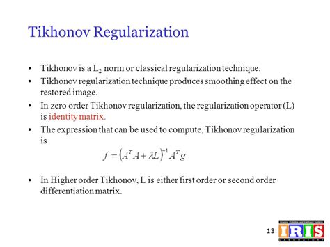 Edge Preserving Image Restoration Using L1 Norm Ppt Download