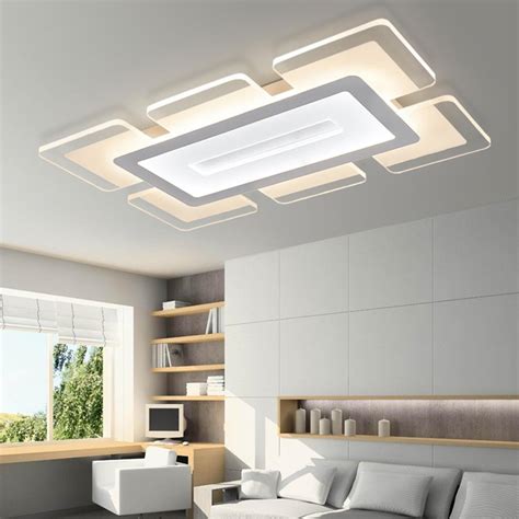 Techo Led Lámpara De Techo Moderna Minimalista Delgada Sslw Sala De