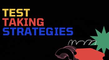 Test Taking Strategies Slide Deck No Prep Standardized Testing