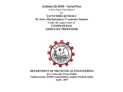 Qt Arduino Serialport Pptx Consumer Electronics Technology And Computing