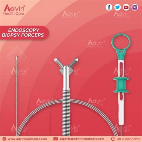 Stainless Steel And Plastic Biopsy Forceps Endoscopy Olympus At ₹ 250