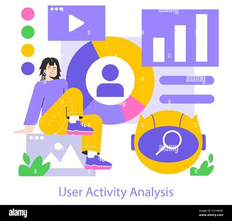 Mobile Ai Concept User Activity Analysis With A Relaxed Person Amidst Colorful Analysis