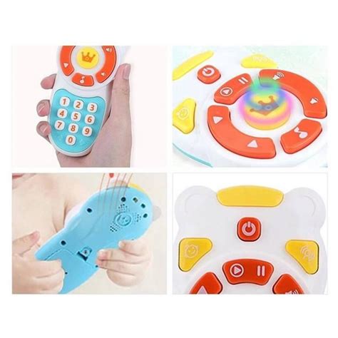 Играчка дистанционно управление за деца интерактивно със звуци и светлини 6 месеца Emag Bg